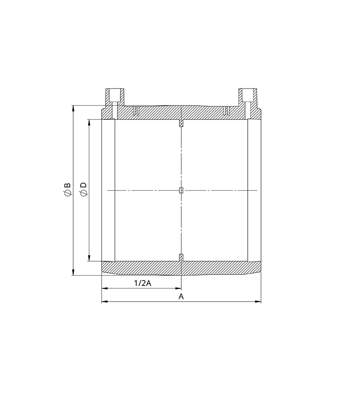 MUFA EF PE100 SDR17 DN 400 mm - Fitinguri